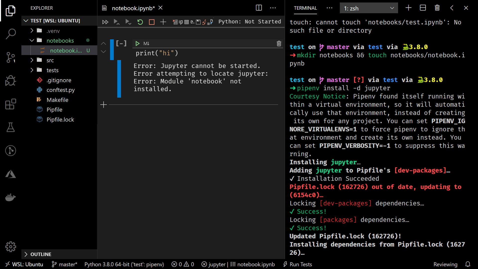 Ipykernel Not Installed Into Interpreter Python 3 8 5 32 Bit Issue 